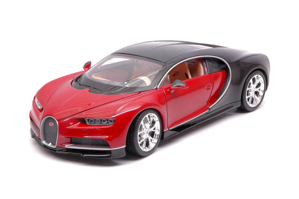 Модель коллекционная WELLY Bugatti chiron 2016 red/black / бугатти широн красный