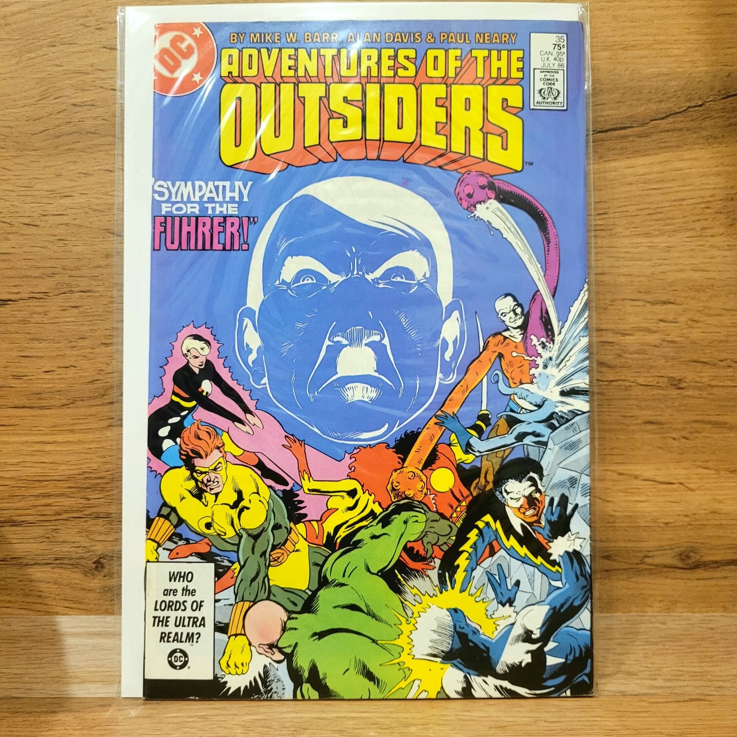 Ретро Комикс Adventures Of The Outsiders #35 1986 Год. Комикс (сингл) на английском языке