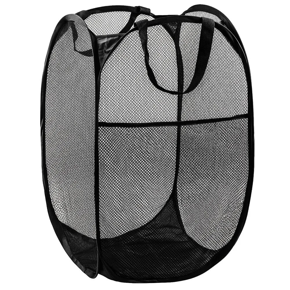 Корзина для белья "pop_up_hamper_black_xl", 112 л, 1 шт