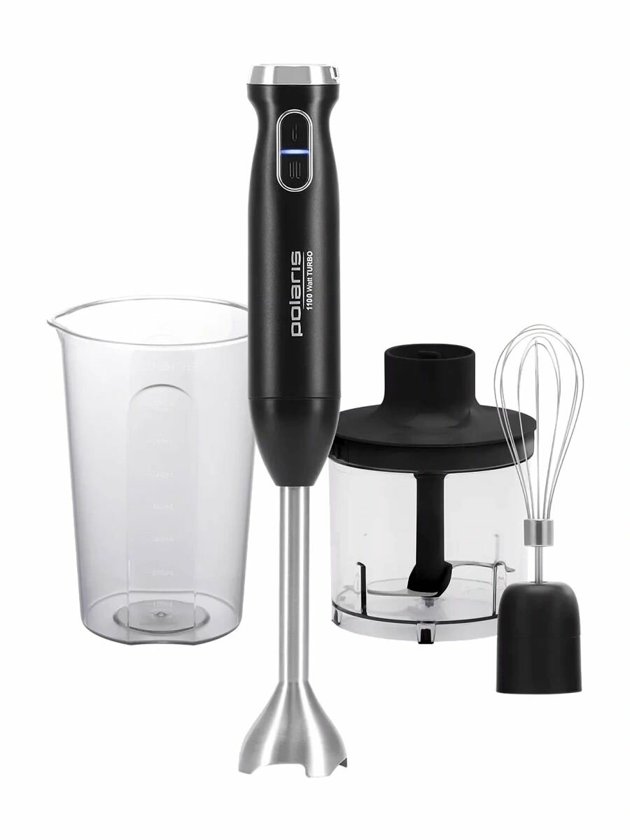 Блендер погружной Polaris PHB 1599 1100Вт черный Hand Blender Polaris PHB 1599 1100W black