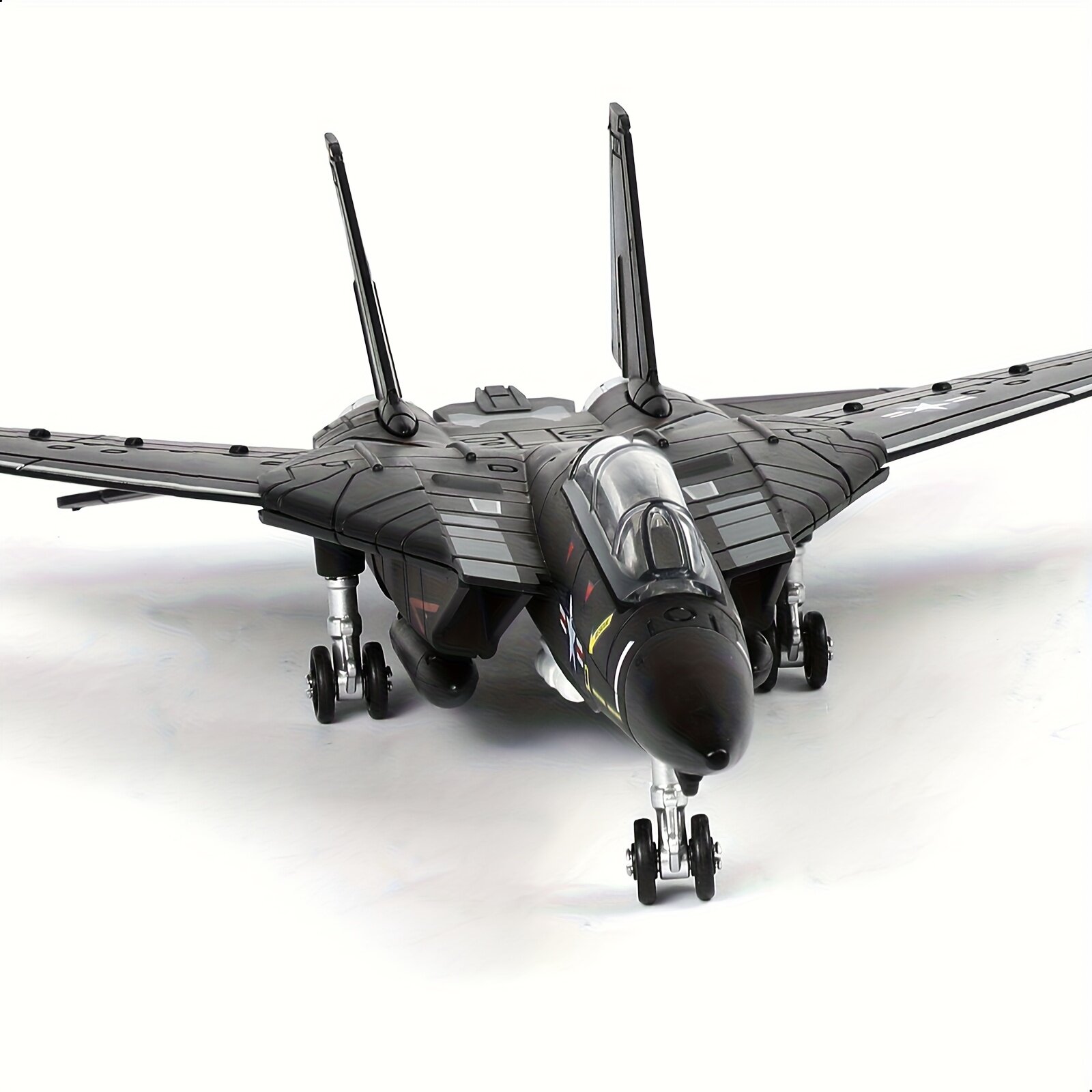 Коллекционная масштабная модель истребителя F-14 Black 1:72, набор для любителей авиации, интерьерное украшение