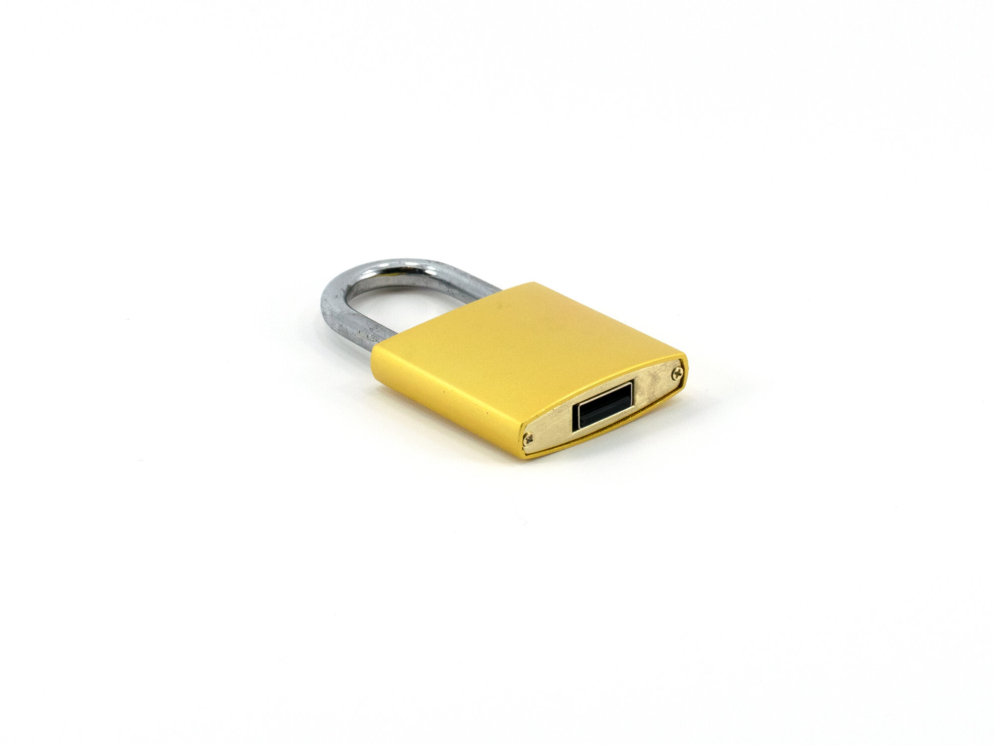 Grand-usb 16 ГБ USB-флеш-накопитель Навесной Замок, USB 3.0, до 85 мб/сек, Металл, золотой