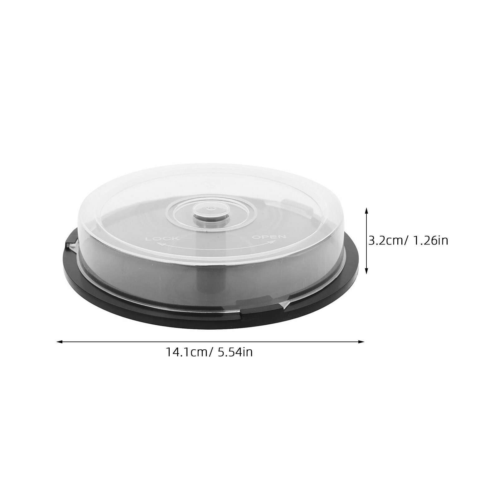 Держатель Для CD Дисков Из PP Материала 2 Штуки 14.10X14.10X3.20Cm
