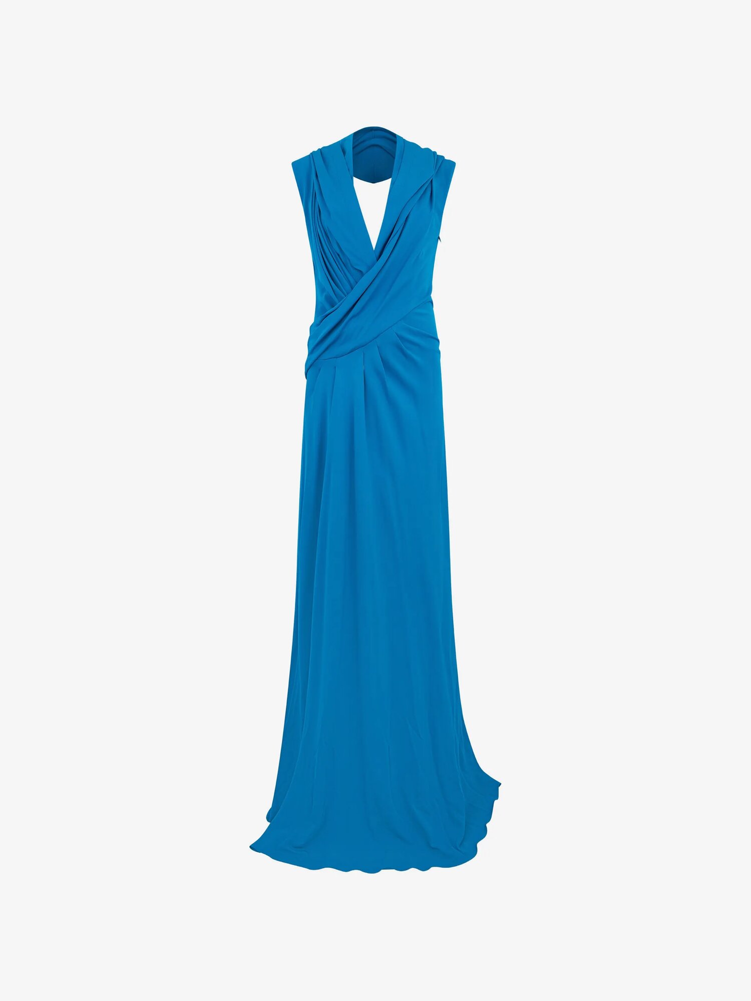 Платье Draped open-back maxi gown