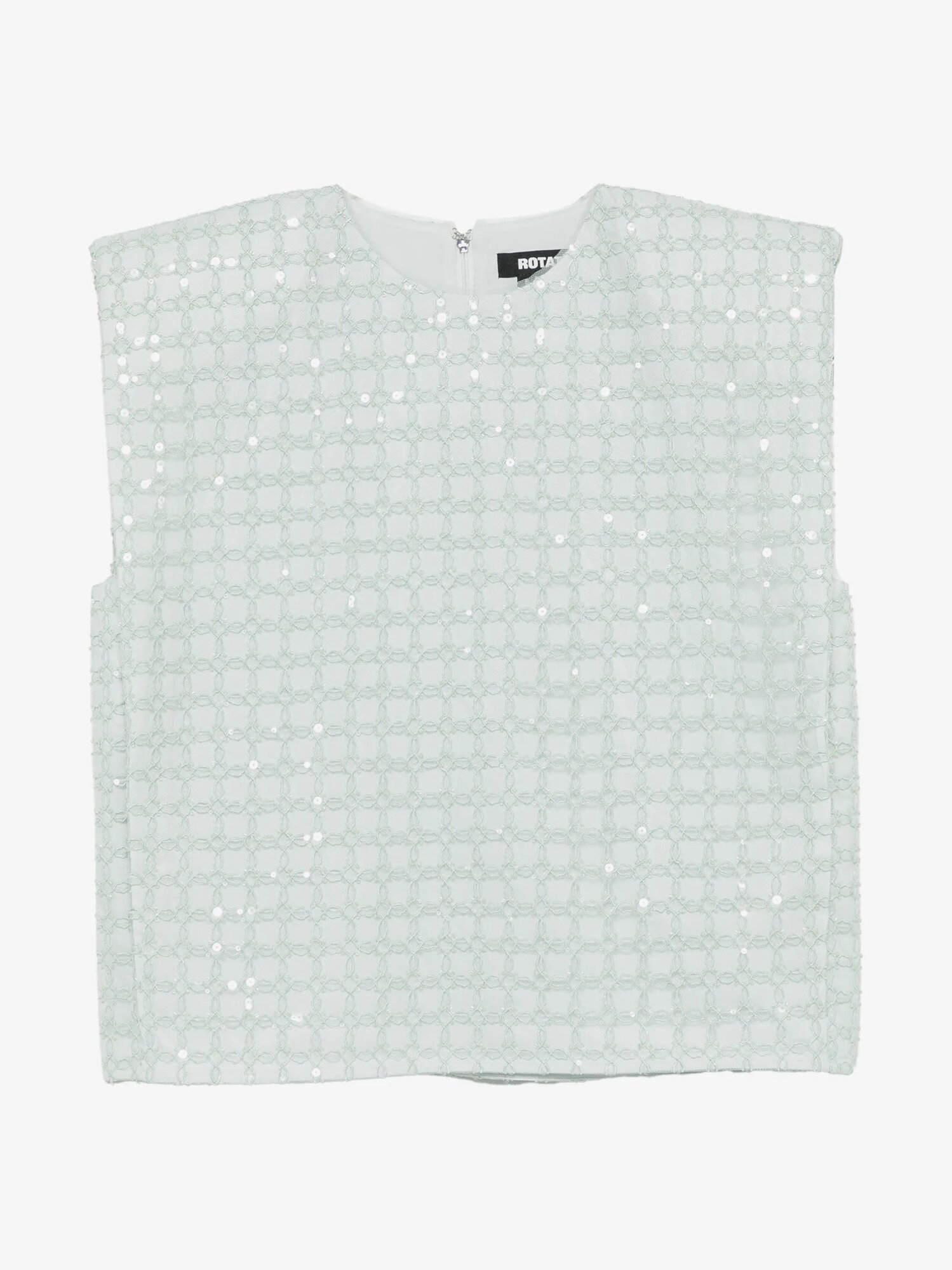 Топ Sequin-embellished sleeveless top
