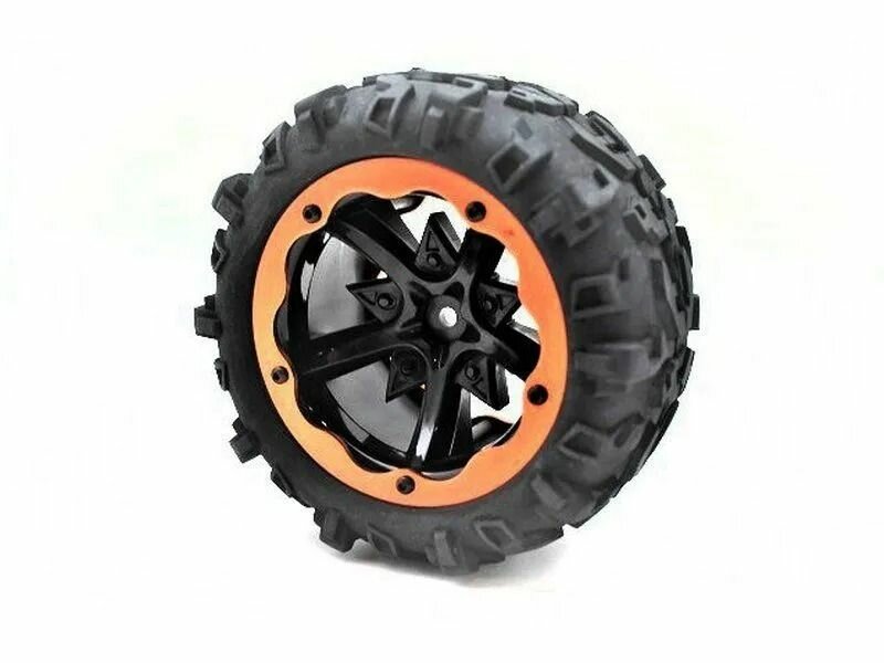 Колесо в сборе Remo Hobby P3978O-L для RH8035/36 левое красное, 1шт