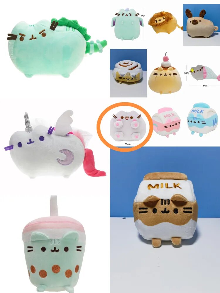 Мягкая игрушка 15 с Joodeals Мягкая игрушка Pusheen the Cat Кот Сэндвич с когти 15 см