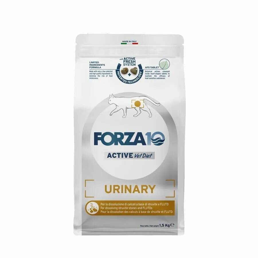 Forza10 Active Cat Urinary сухой корм для кошек, 1,5кг