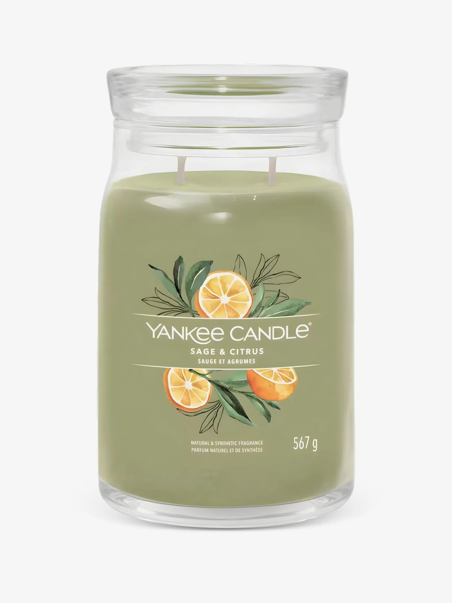 Большая свеча Sage & Citrus, OneSize , зеленый