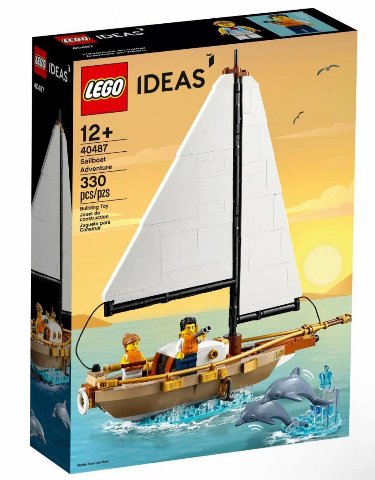Конструктор LEGO Ideas 40487 Приключение на парусной лодке, 330 дет.