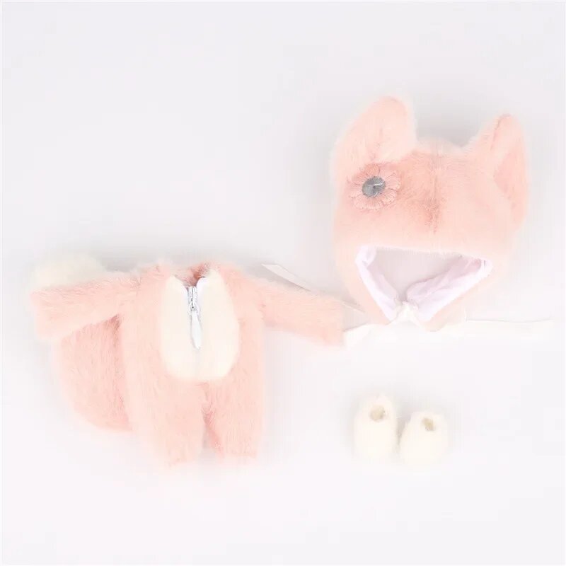 Кукольная одежда HOUZIWA груц 1/12 Bjd, цельный костюм OB11, кукольная одежда, лиса