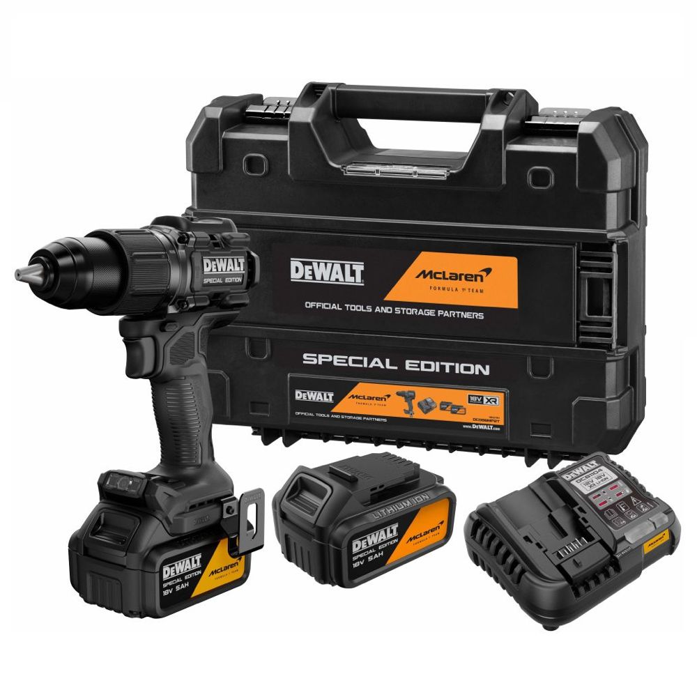 Аккумуляторная дрель-шуруповерт DeWALT McLaren Limited Edition DCD86MP2T