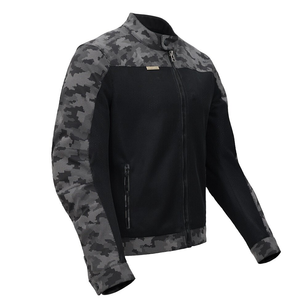 Мотокуртка Hyperlook Milwaukee-illuminate Black-grey. M. Черный-серый