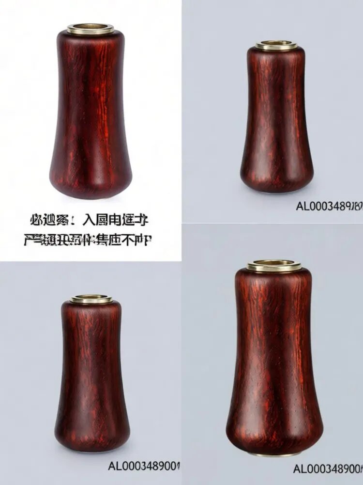 Коническая рукоятка для рыболовной катушки из массива дерева красный сандал, 1 шт.