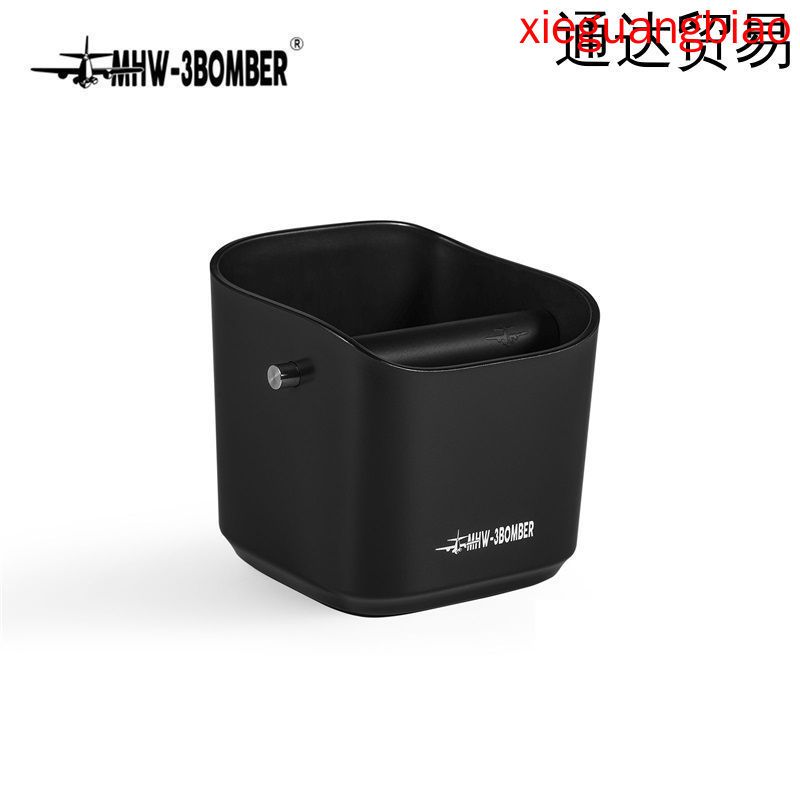 Нок-бокс для кофе MHW-3BOMBER Square Knock Box / 1.2 л / черный