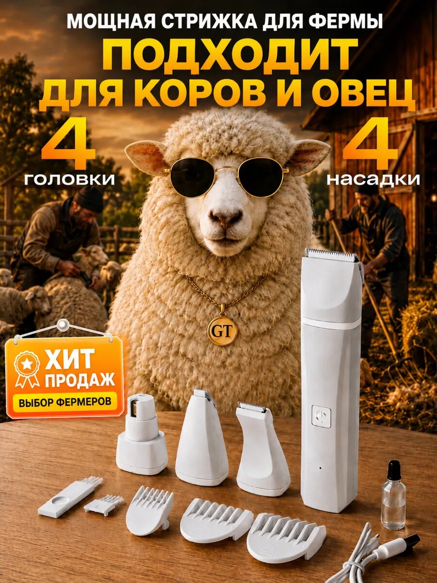 Машинки для стрижки овец и баранов