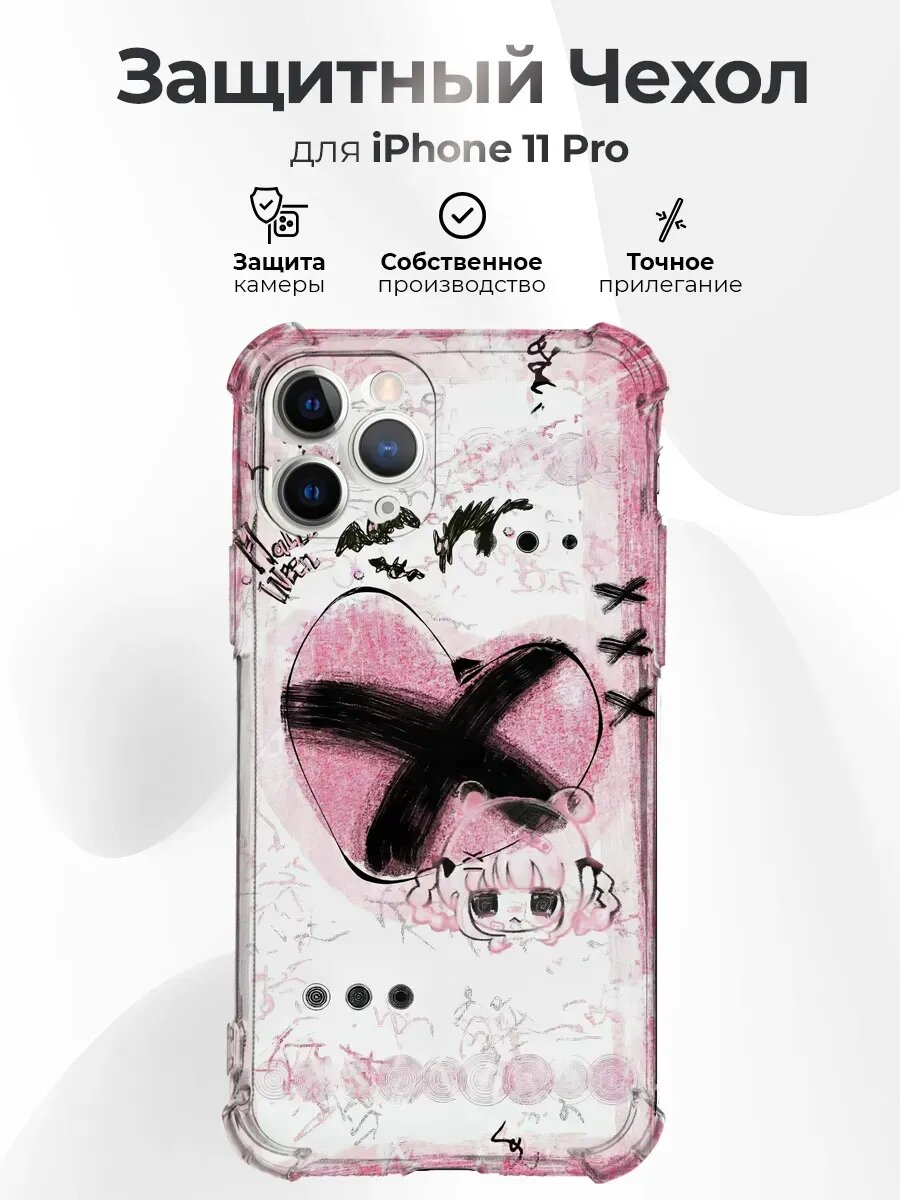 Чехол на IPHONE 11 PRO с принтом аниме