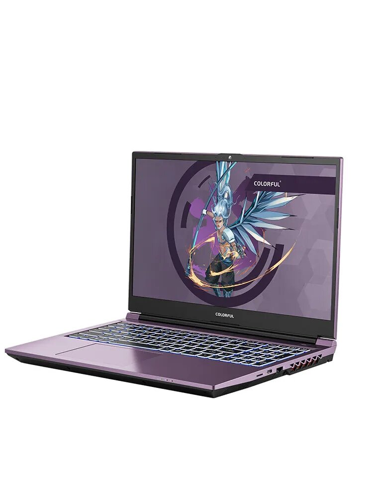 Colorful X15 Игровой ноутбук 15.6", Intel Core i5-13500H, RAM 16 ГБ, SSD 1024 ГБ, NVIDIA GeForce RTX 4050 для ноутбуков (6 Гб), Windows Home, (X15 AT), фиолетовый, Английская раскладка