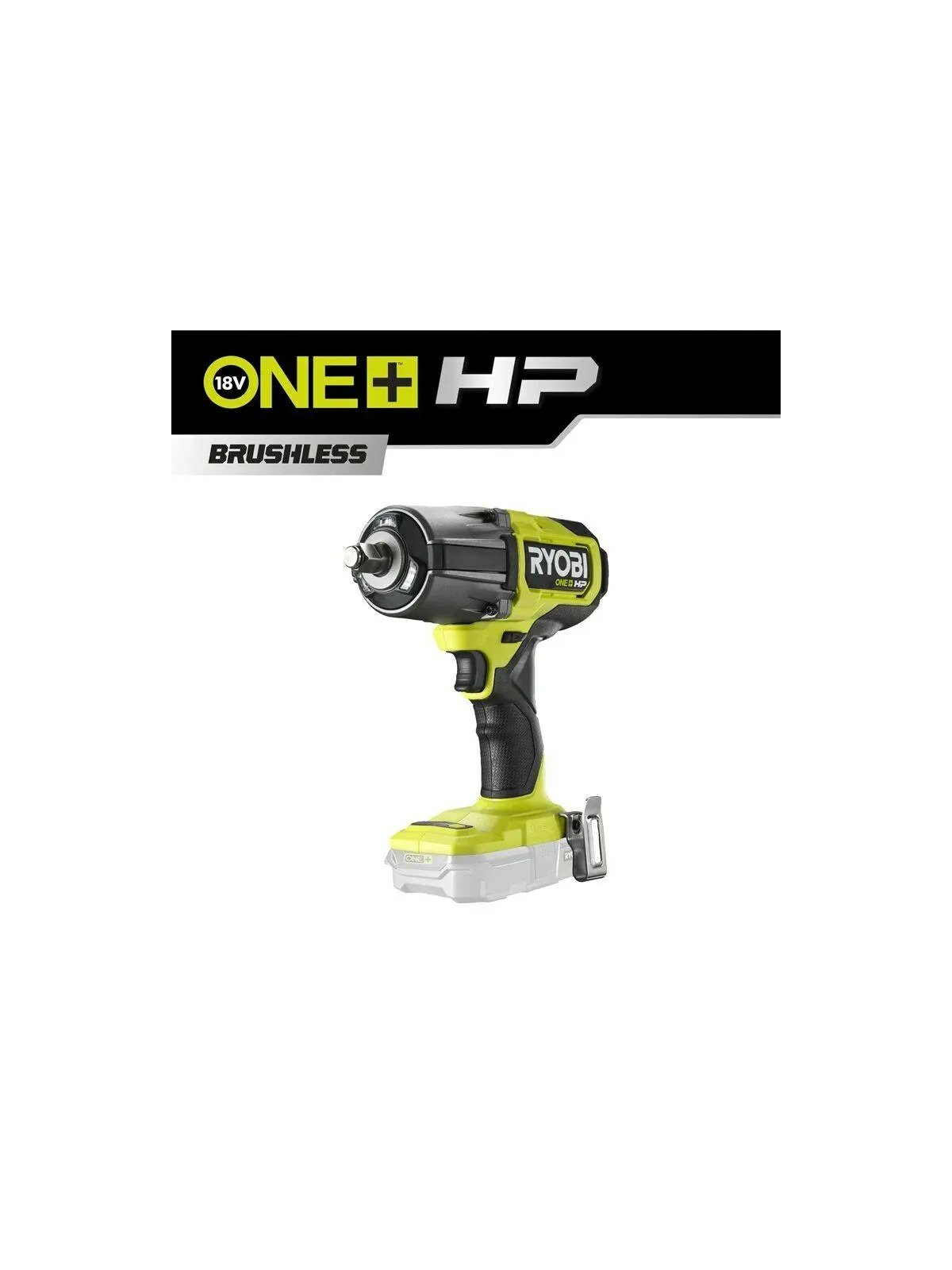 Аккумуляторная Бесщеточная дрель Ryobi RIWH18X-0 ONE+ HP, 18 В, 1600 Нм, 2200 об/мин, без акк и з/у, арт. 5133005392