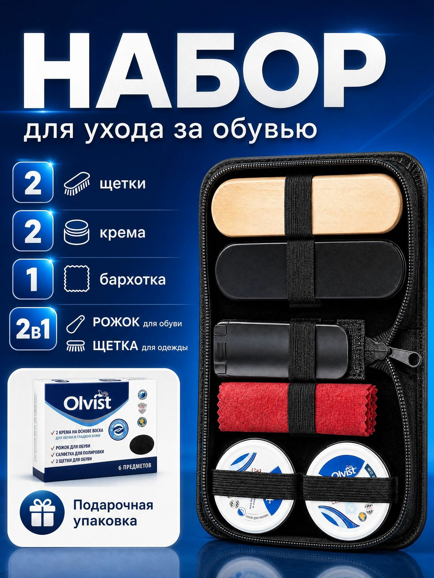 Набор для ухода за обувью Olvist