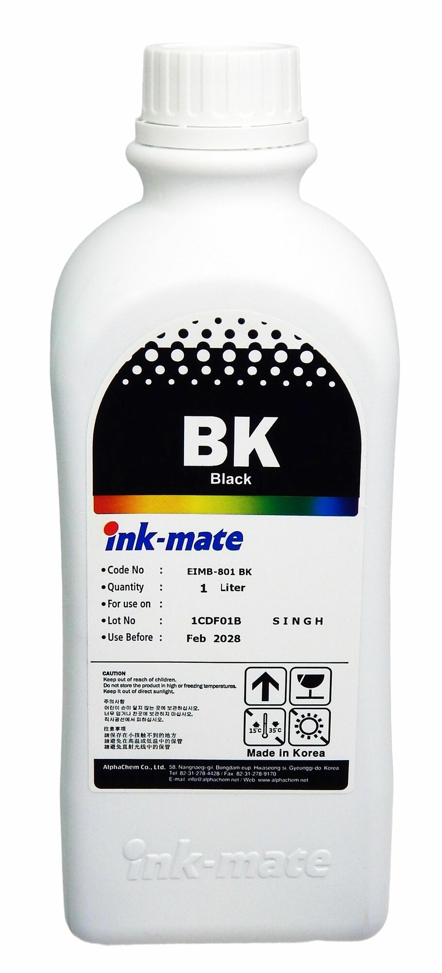 Чернила Ink-mate EIM 801A Epson Black Dye 1L (для Epson L800)