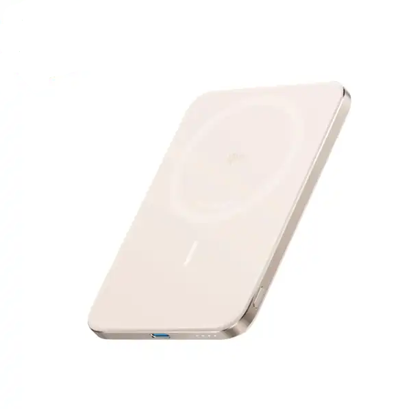 Внешний аккумулятор Anker Nano Ultra Slim 5000mAh с магнитной зарядкой, ультратонкий беспроводной Magsafe, розовый