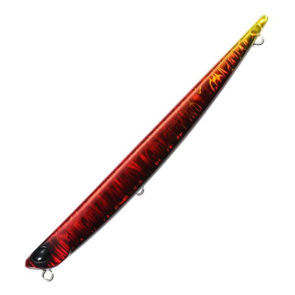 Воблер DUO Bay Ruf Manic 115 #CPA0581 Flaming Red, тонущий, 16 г.