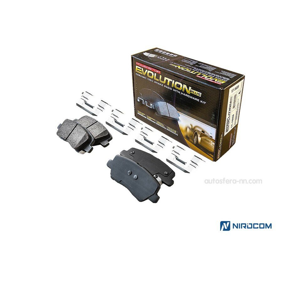 POWERSTOP 171659 Колодки тормозные керамические задние Evolution PLUS Z17 Power Stop 17-1659