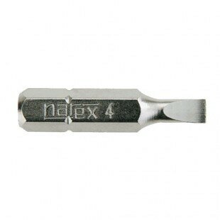 Вставка для шуруповерта (шлиц 0.6x4.0, 1/4", 30 мм) NAREX 807101