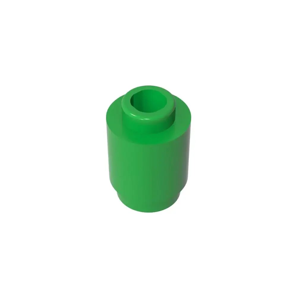 GOBRICKS Круглый кирпичик 1x1 Зеленый, 043
