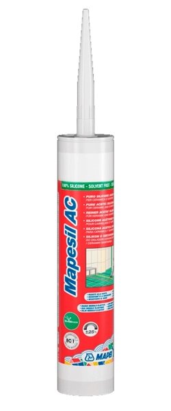 Mapei Герметик силиконовый Mapesil AC №114 (anthracite), туба 310 мл