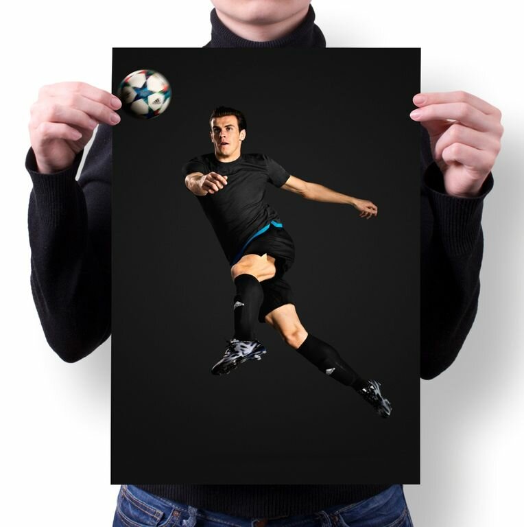 Плакат Гарет Фрэнк Бейл, Gareth Frank Bale №9, А3