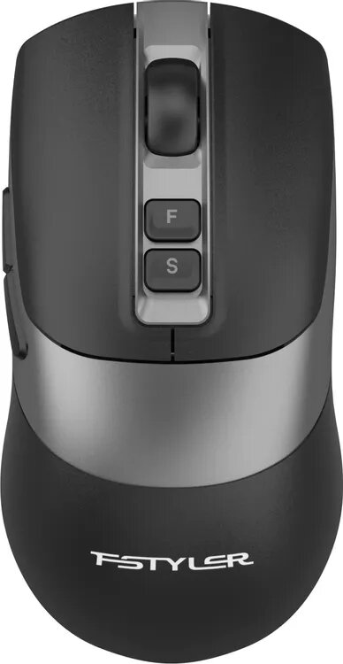 Мышь беспроводная A4TECH Fstyler FB50CS Plus, Bluetooth/Радио, оптическая, USB, 3200dpi, черный