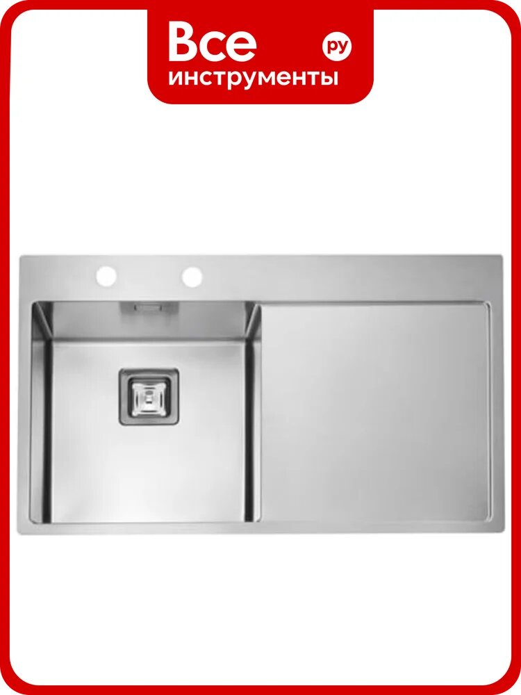 Мойка для кухни Alveus STYLUX 50 L BRS-90 860X510 левая в компл. с сифоном 1133398 1084293