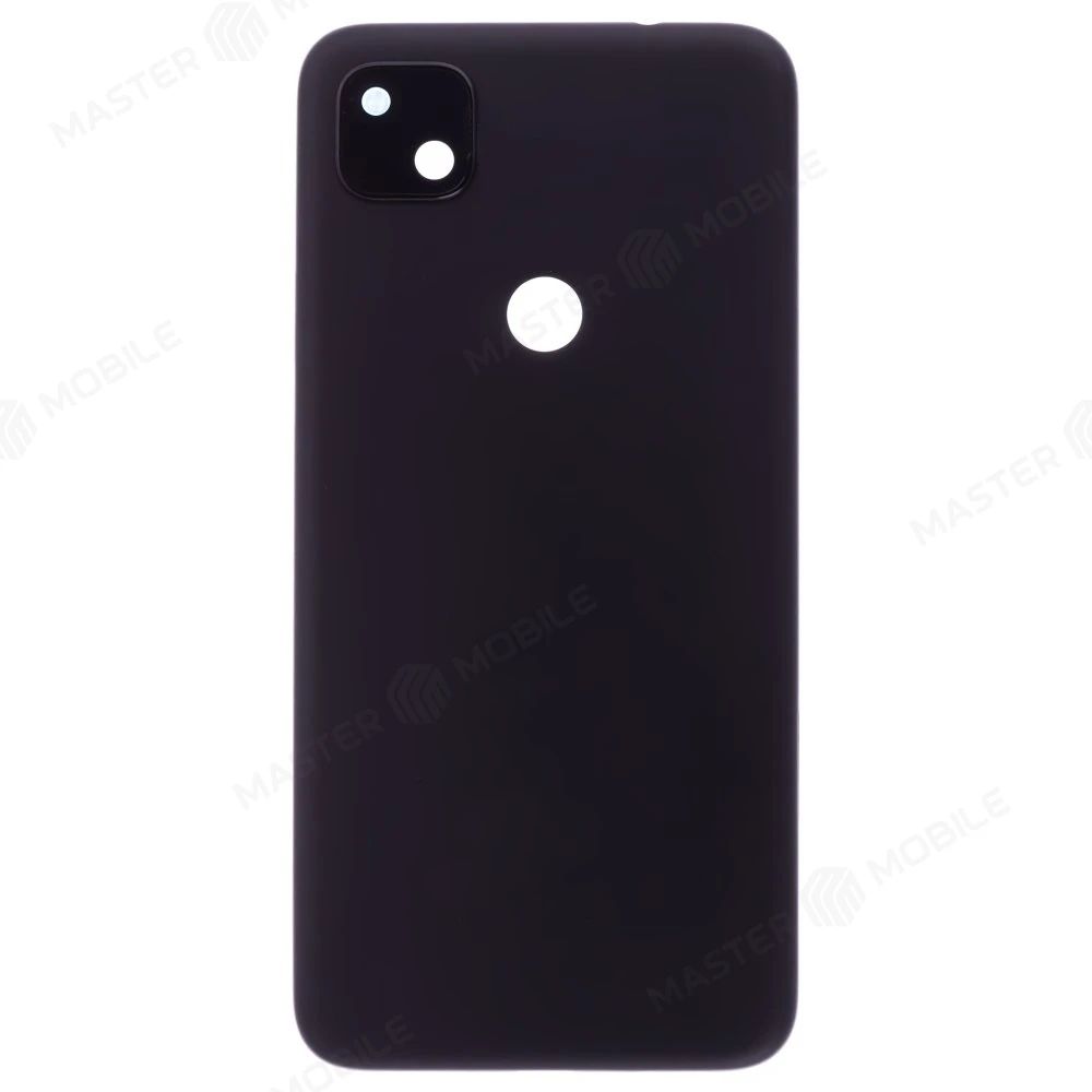 Задняя крышка для Google Pixel 4A (G025J/GA02099/G025N) (черный) (в сборе со стеклом камеры)