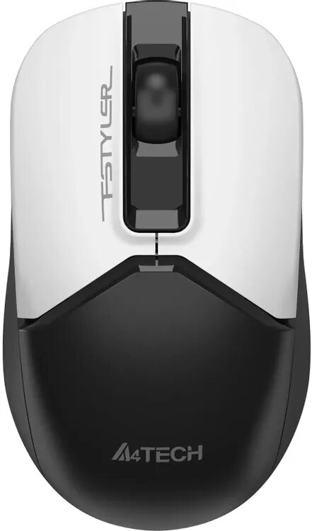 Мышь беспроводная A4TECH Fstyler FG12 Panda, радио, оптическая, USB, 1200dpi, белый и черный