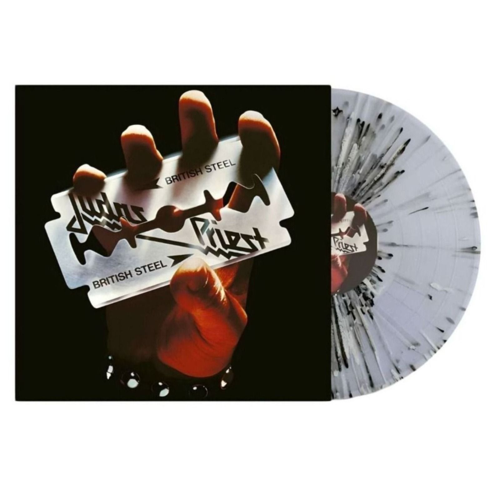 Виниловая пластинка Black & White Splatter Vinyl, Judas Priest - British Steel