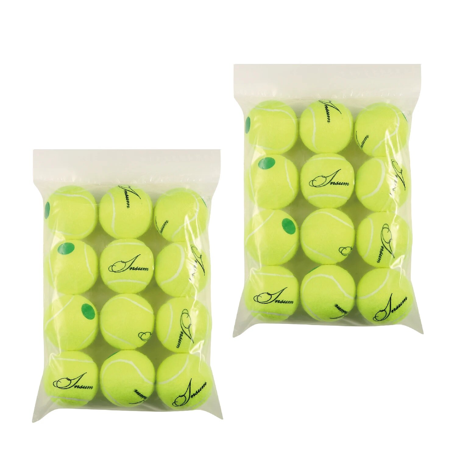 INSUM теннисные мячи для юниоров STG02-12GRN (2 Pack)