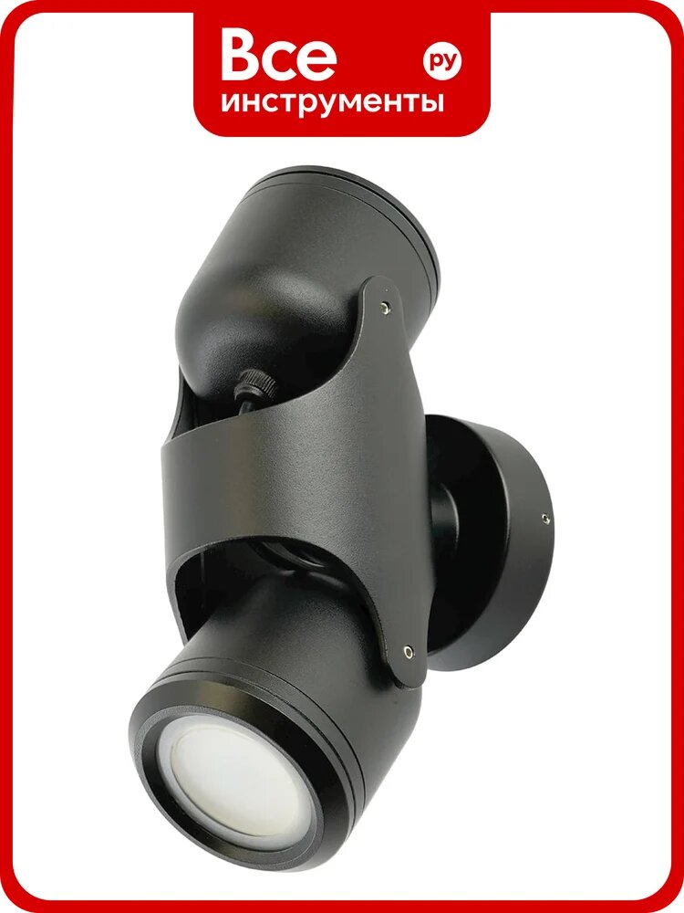 Светильник садово-парковый FERON DH1502, на стену, GU10, 220-240V, черный, 51740