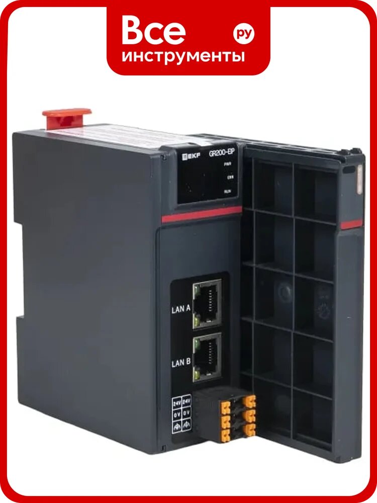 Модуль сетевой удалённого расширения ввода и вывода EKF EtherNET IP GR200-EIP D-CARD GR200-EIP-DCD