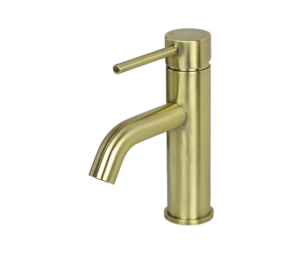 Смеситель для раковины Bronze de Luxe Scandi 1451BR бронзовый, матовый, кран для ванной в раковину, из латуни, рычажный, с керамическим картриджем