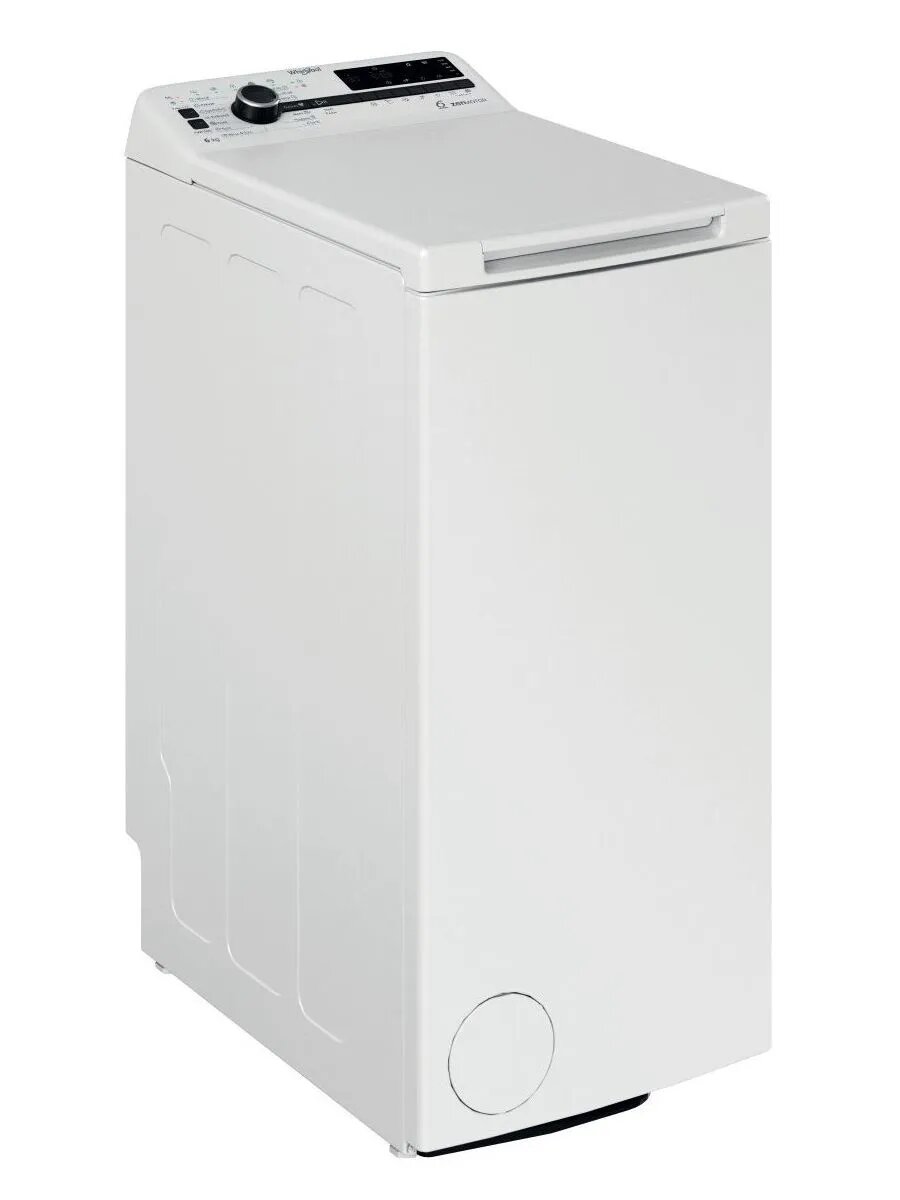 Стиральная машина Whirlpool TDLRB 6252BS EU/N, с вертикальной загрузкой, 6 кг, 1200 об/мин, отложенный старт, белый