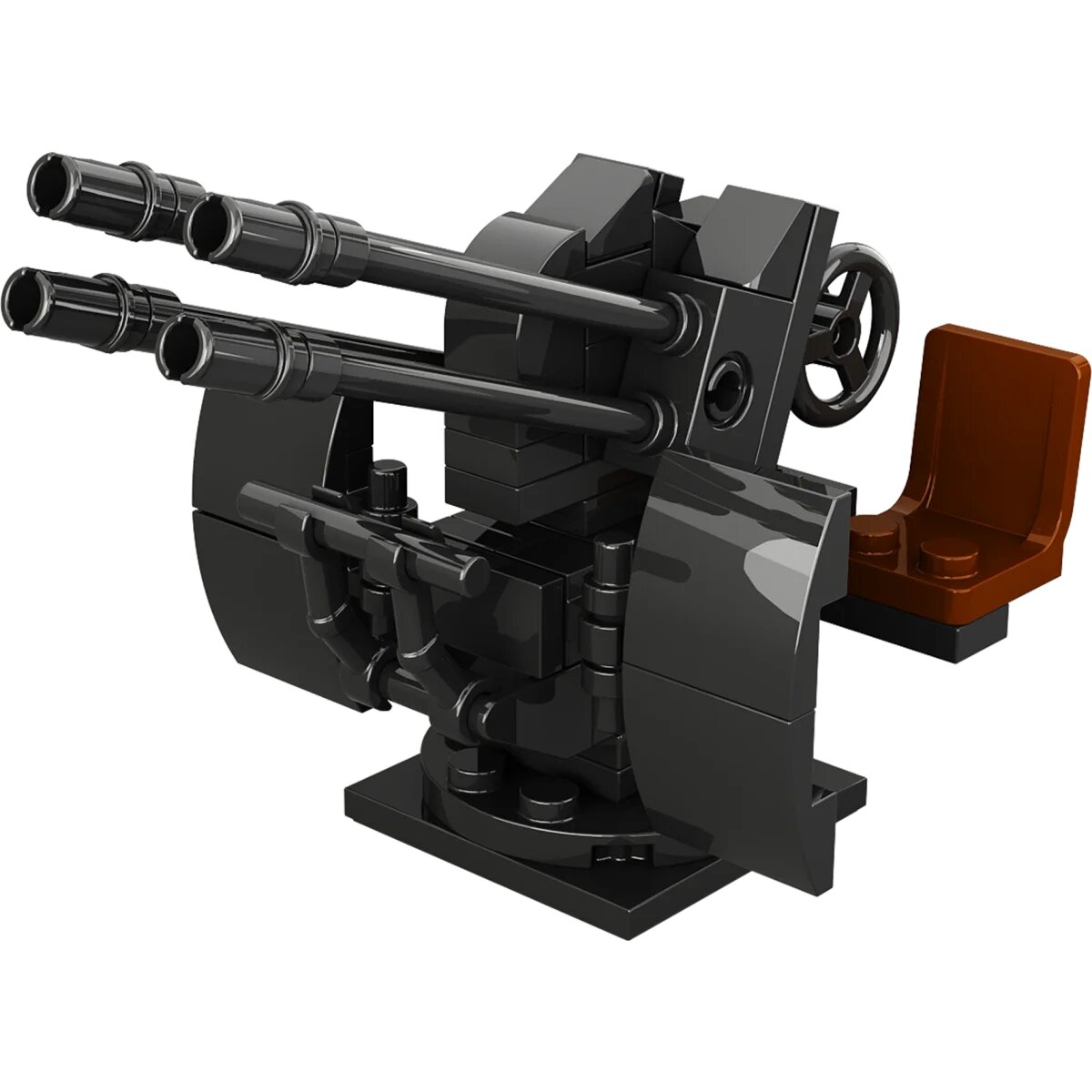 Конструктор пластиковый артиллерийских орудий 4-barrel gun