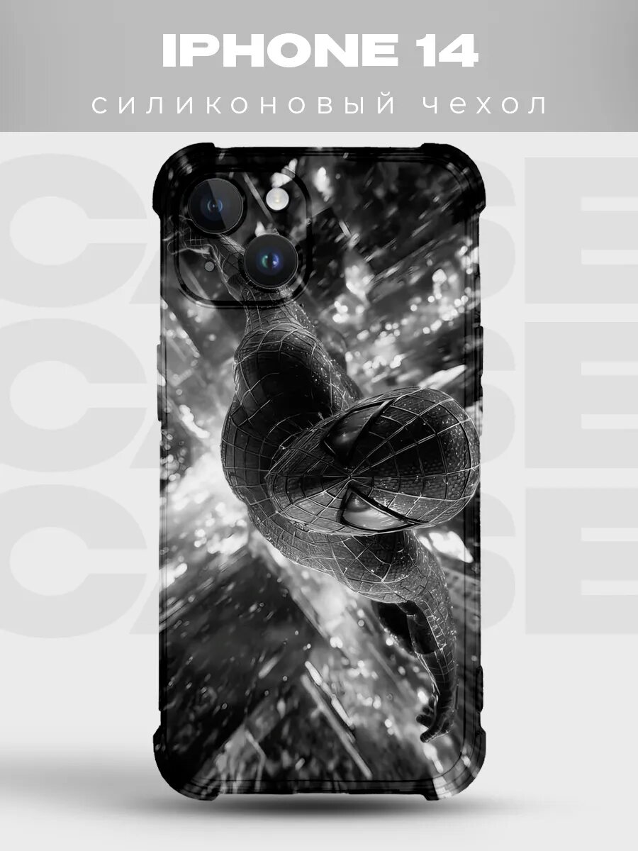 Чехол на iPhone 14 Человек-паук spider man человек паук