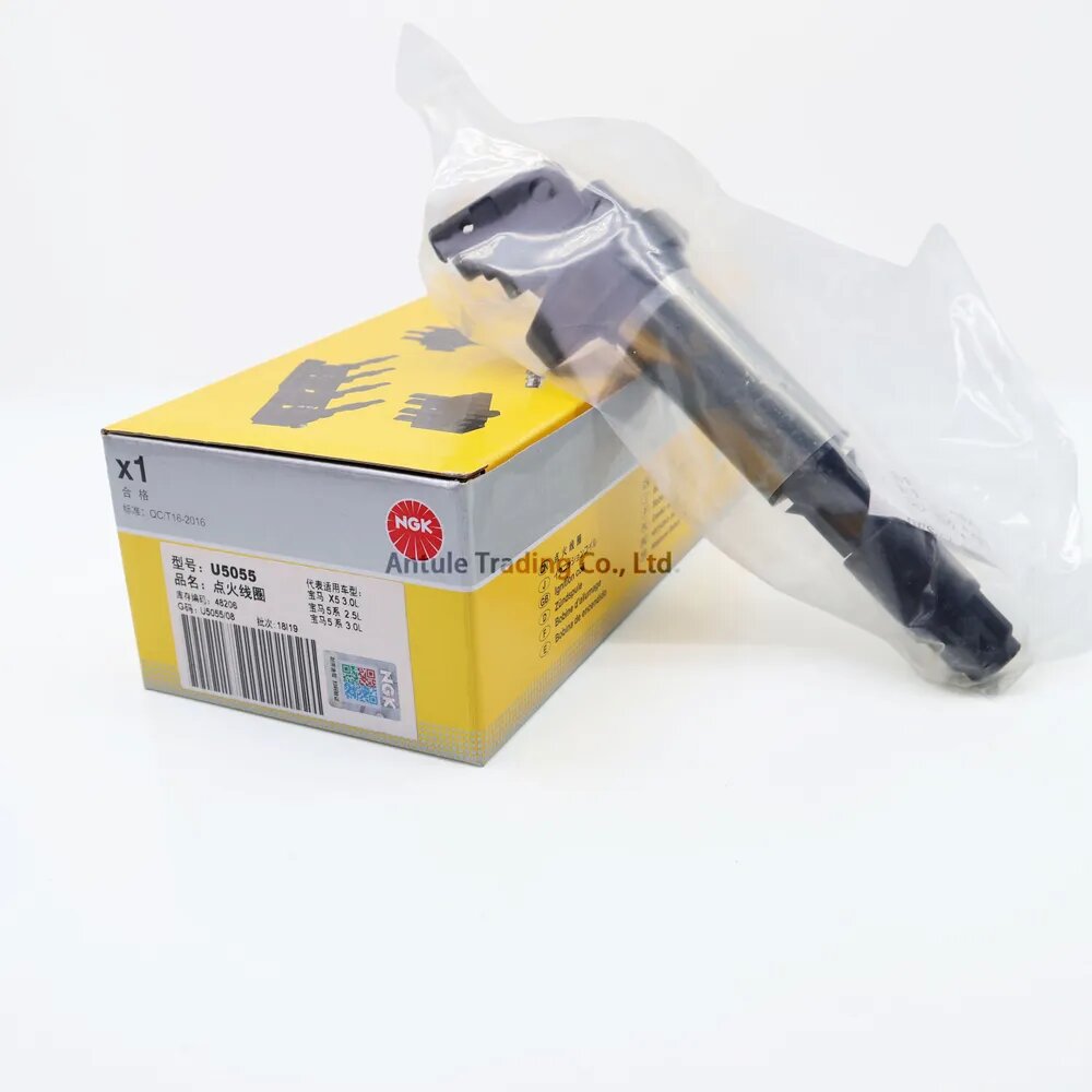 NGK Катушка зажигания, арт. U5055/48206 Для BMW N46/N52/M54 / 320/325/525/730. OE:12138616153, 1 шт.