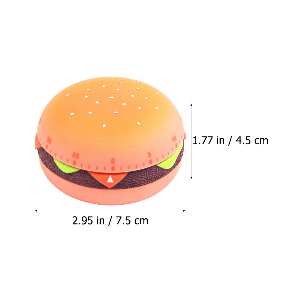 Механический Таймер В Forme Бургера Для Кухни И Печи Размер 7.5X7.5X4.5Cm