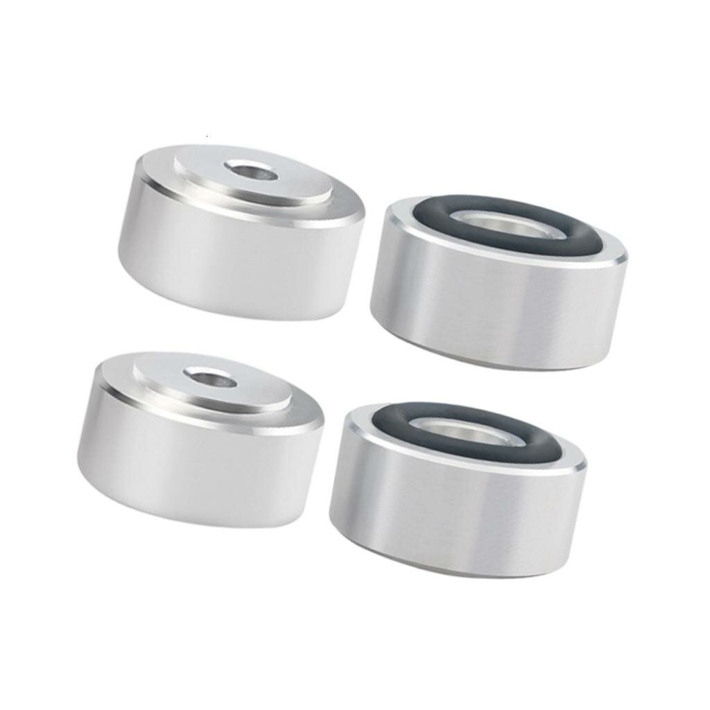 Подставка под колонки HIFI из алюминиевого сплава, серебряная труба