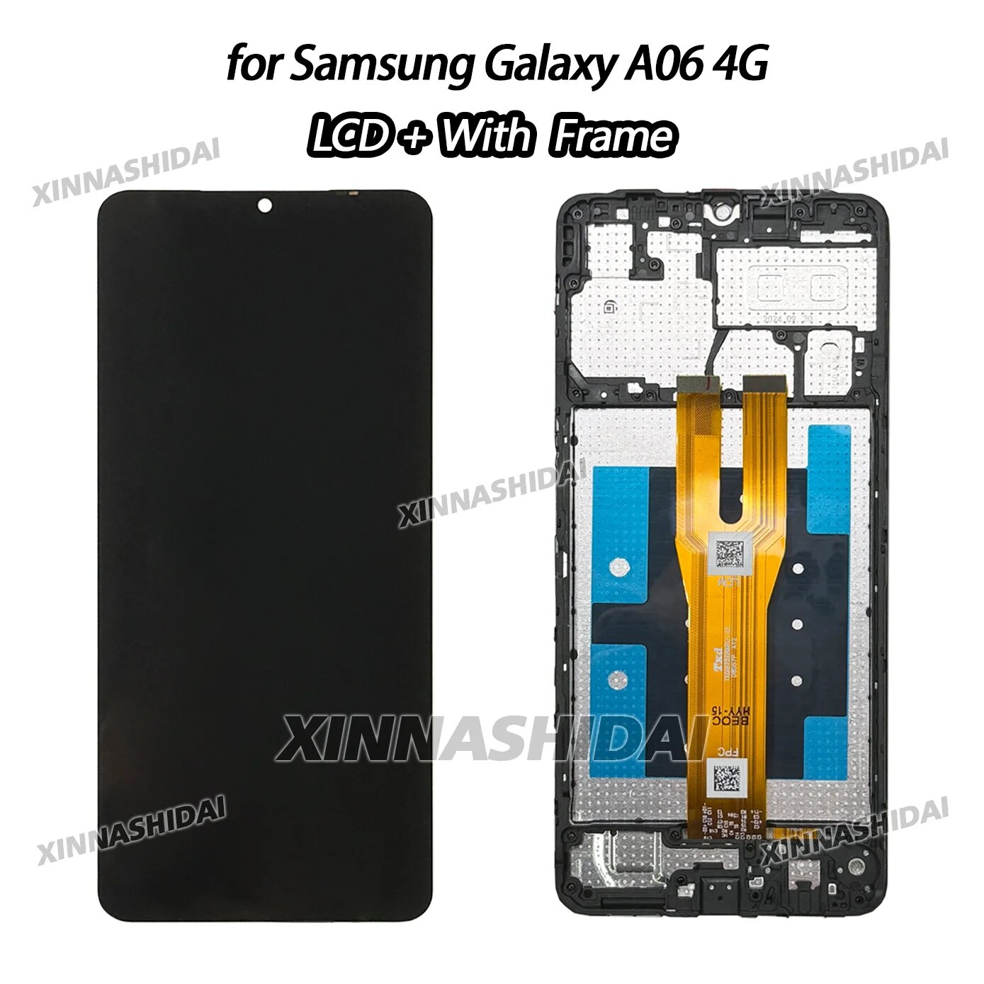 Новый 6.5-дюймовый Дисплей Для Samsung A06 4G: ЖК-экран С Сенсорной Панелью, Рамкой, LCD With Frame