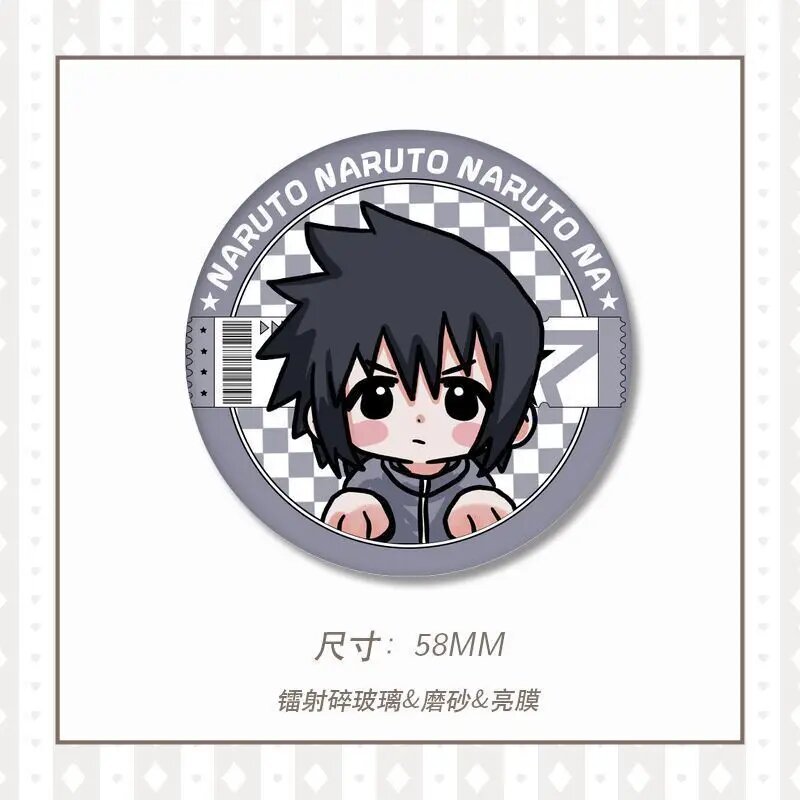 Фигурка Naruto Sasuke, 58 мм, Черный
