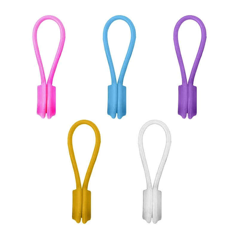 Магнитные силиконовые стяжки для кабелей UMUST 5pcs multi